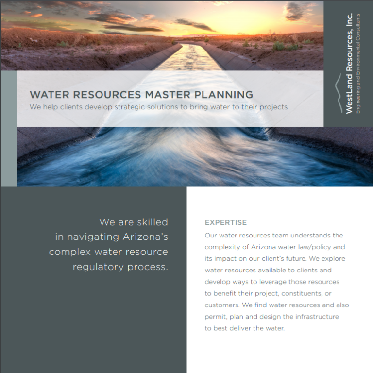 Master Plan Sheet – WestLand Resources
